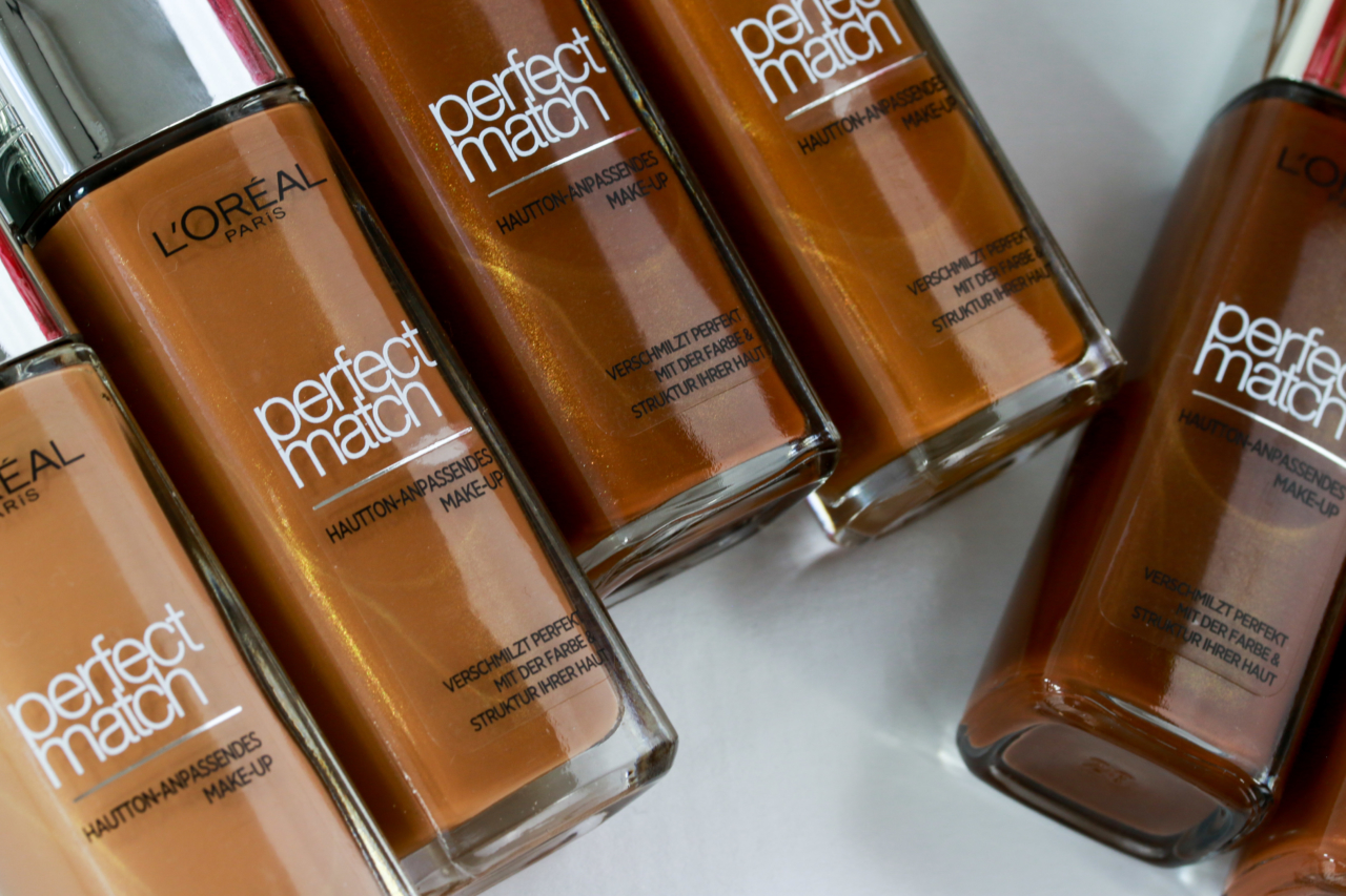 Swatches Loreal Perfect Match Foundation -29 Farben - InnenAussen