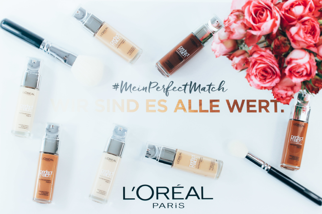 Swatches Loreal Perfect Match Foundation -29 Farben - InnenAussen