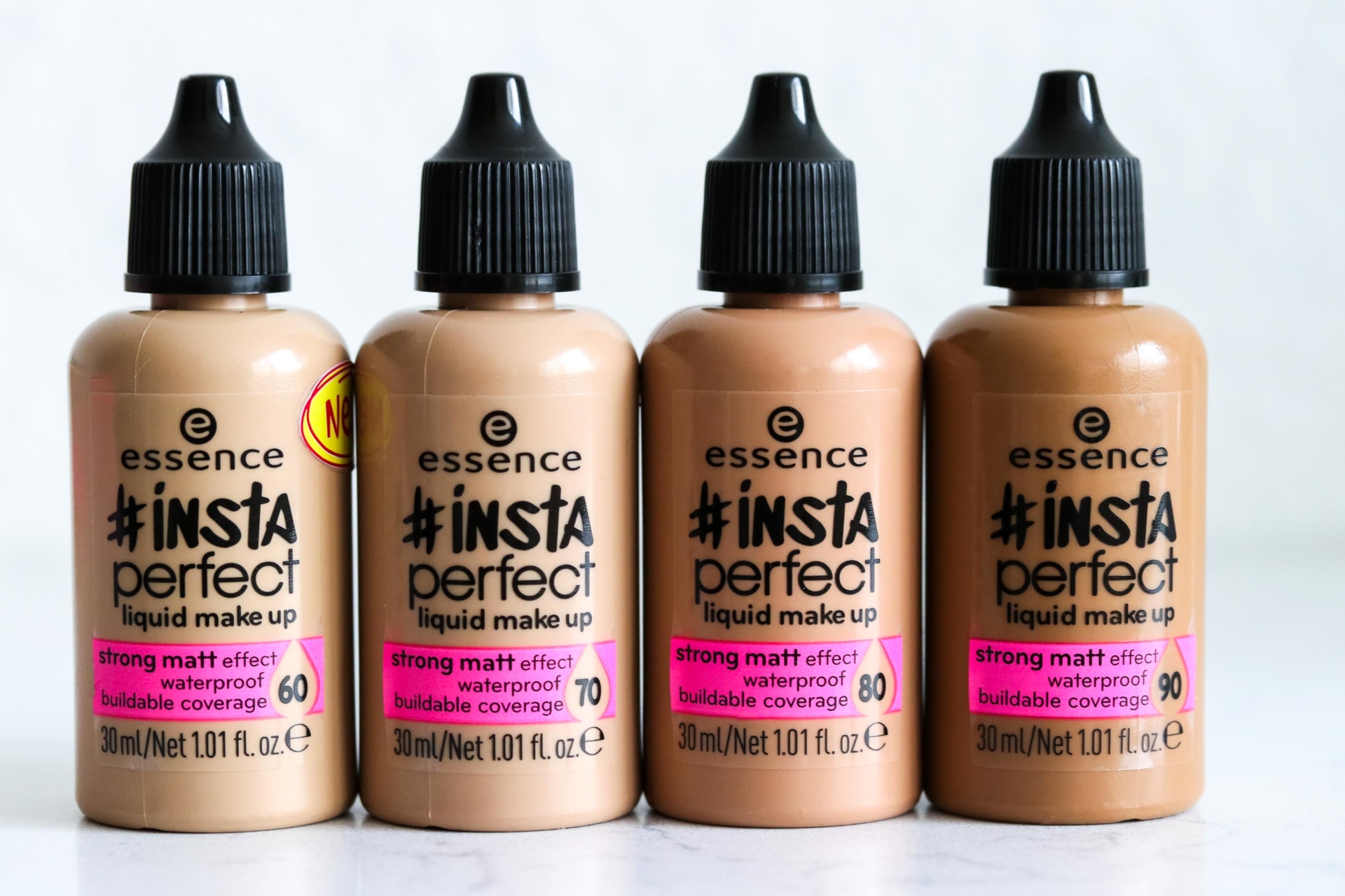 essence Insta Perfect Liquid Make-Up - Alle Farben & Tragebilder ...